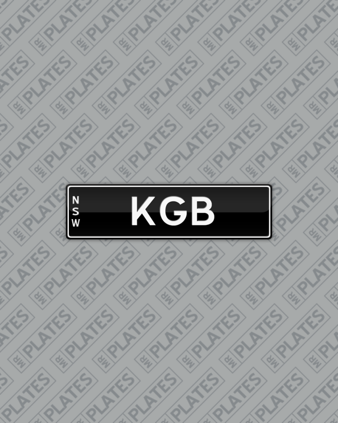 KGB (Every Body Knows Who The KGB Is!) Number Plates For Sale, NSW ...