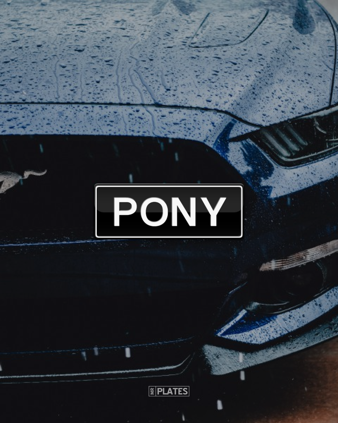 PONY Number Plates For Sale, ACT - MrPlates