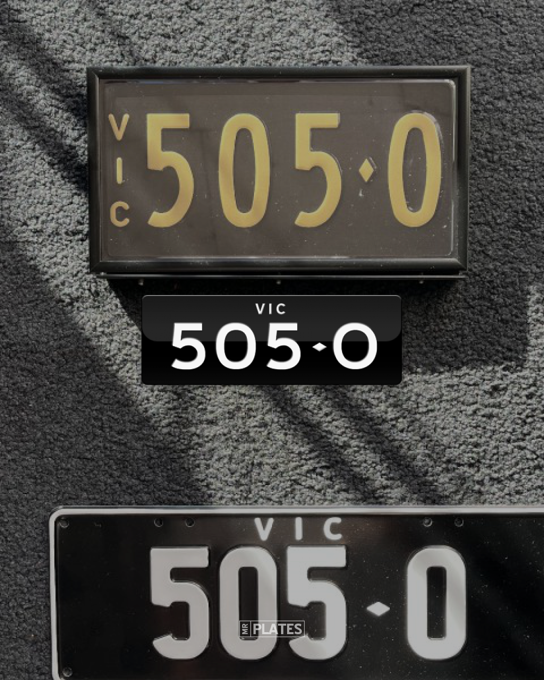 505·O (4 Digit Heritage And Numeric Styled) Number Plates For Sale, VIC ...