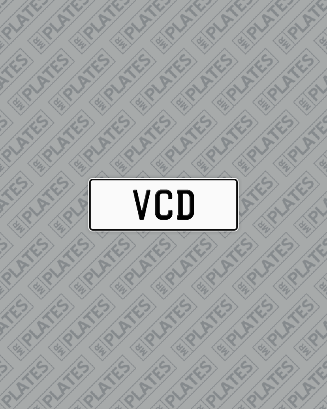 VCD Number Plates For Sale - MrPlates