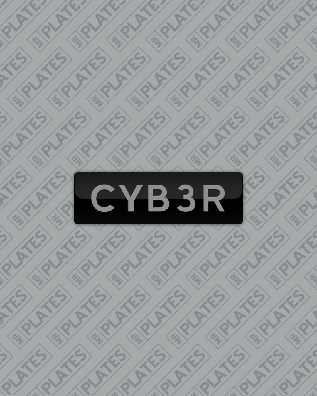 CYB3R (CYBER) Number Plates For Sale, QLD - MrPlates
