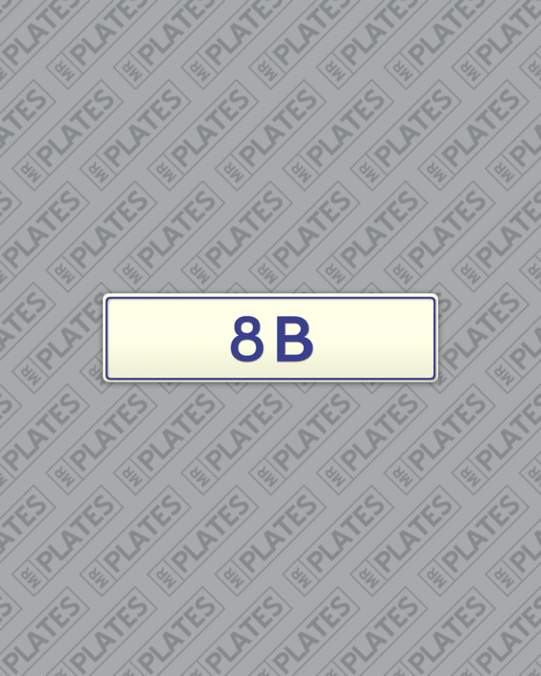 8B Number Plates For Sale - MrPlates