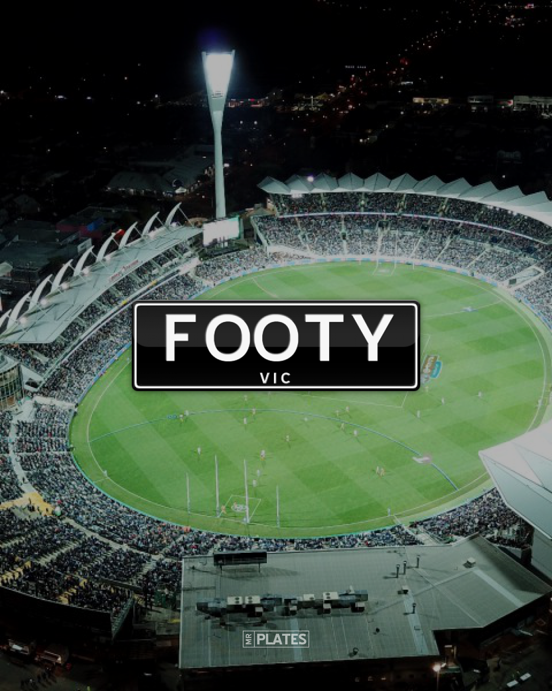 FOOTY (Football) Number Plates For Sale, VIC - MrPlates