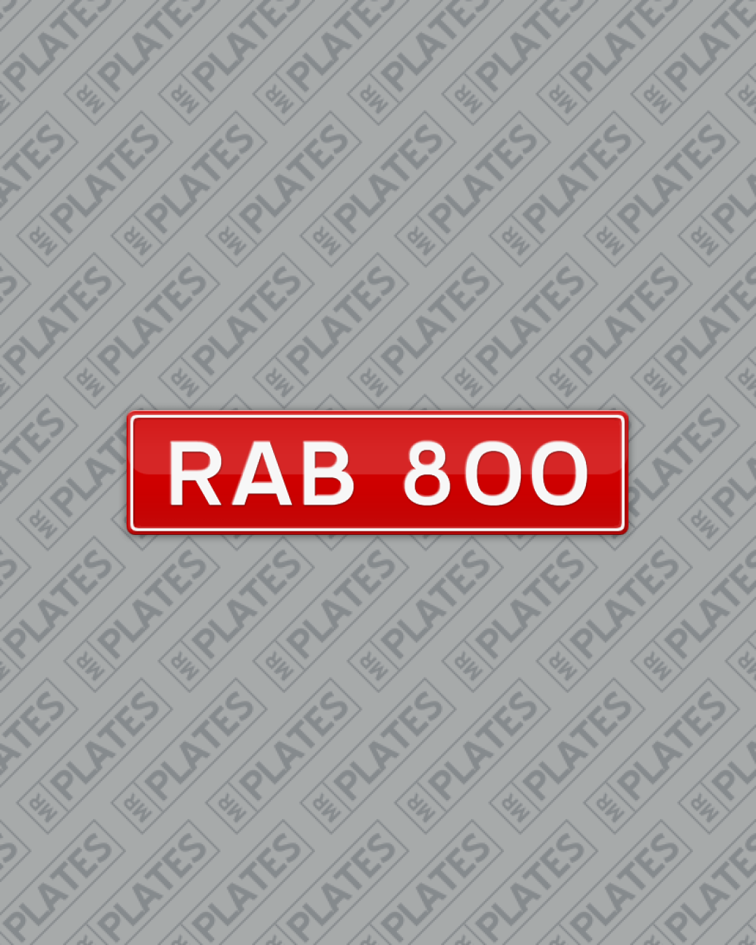 RAB 800 (Rabbitoh) Number Plates For Sale, NSW - MrPlates