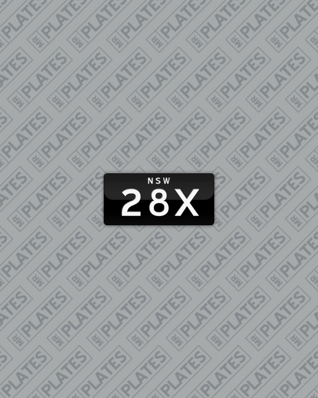 28X Number Plates For Sale, NSW - MrPlates