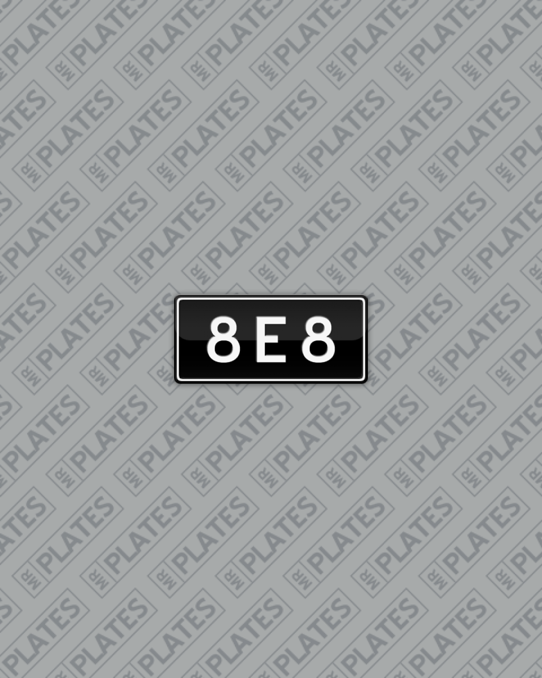 8E8 (88) Number Plates For Sale, NSW - MrPlates