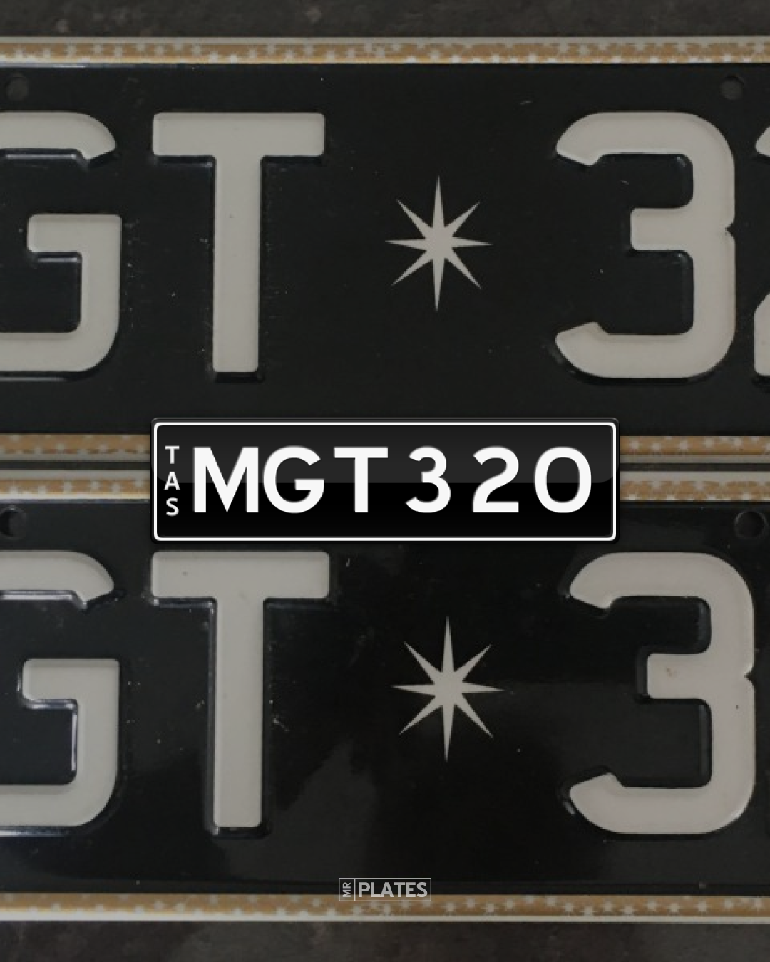 MGT320 (Our Initials And Model Merc) Number Plates For Sale, TAS - MrPlates