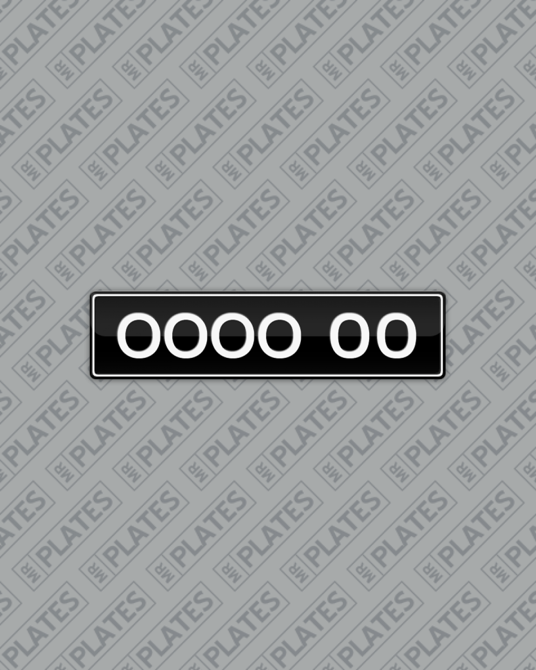 OOOO 00 Number Plates For Sale, VIC - MrPlates