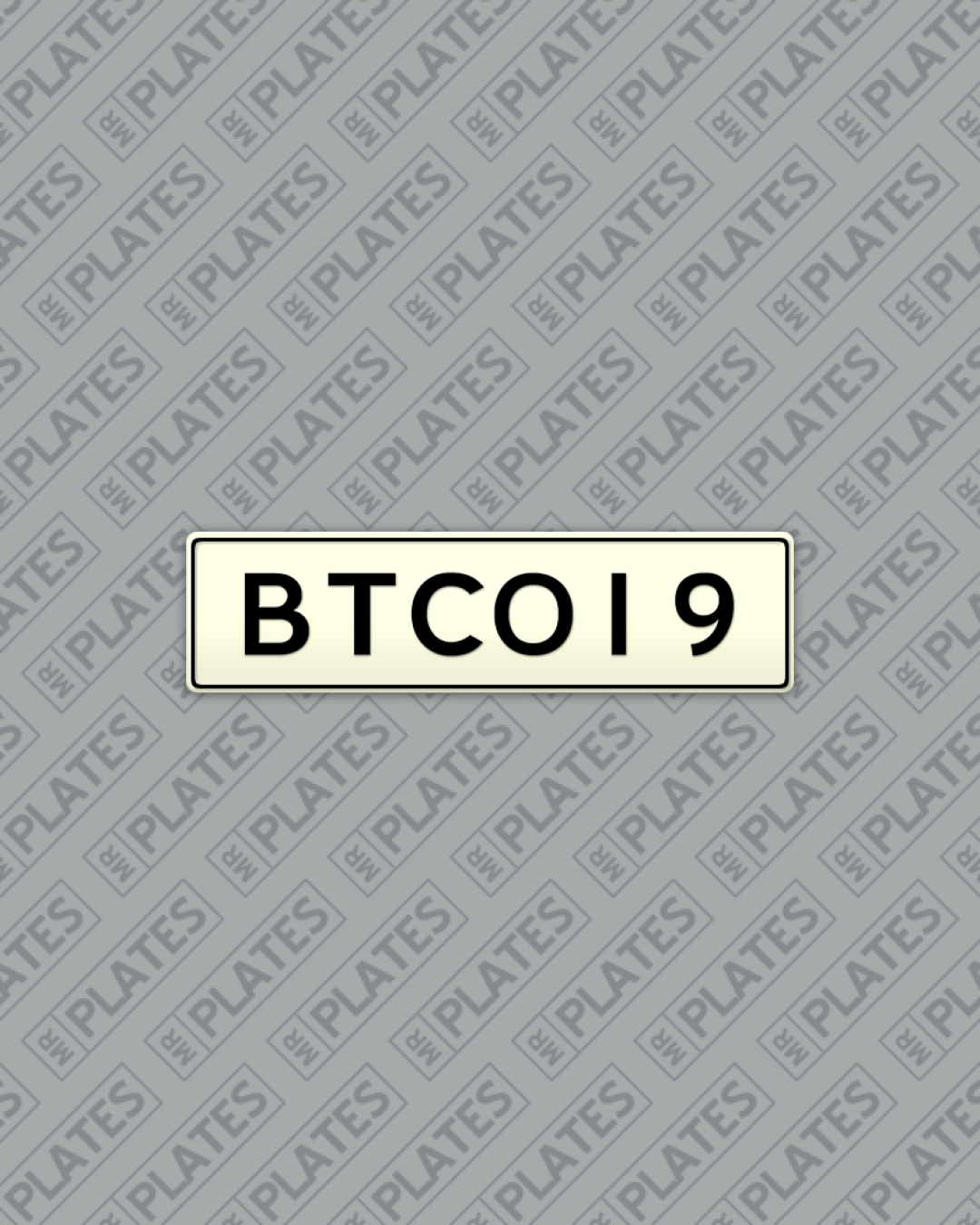 BTCOI9 (Bitcoin) Number Plates For Sale, NSW - MrPlates