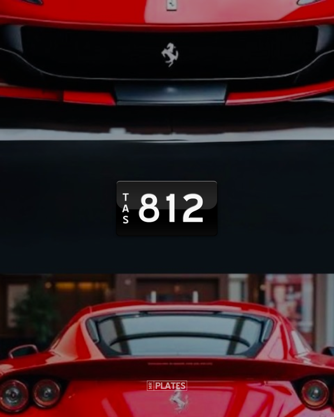 812 Number Plates For Sale, TAS - MrPlates