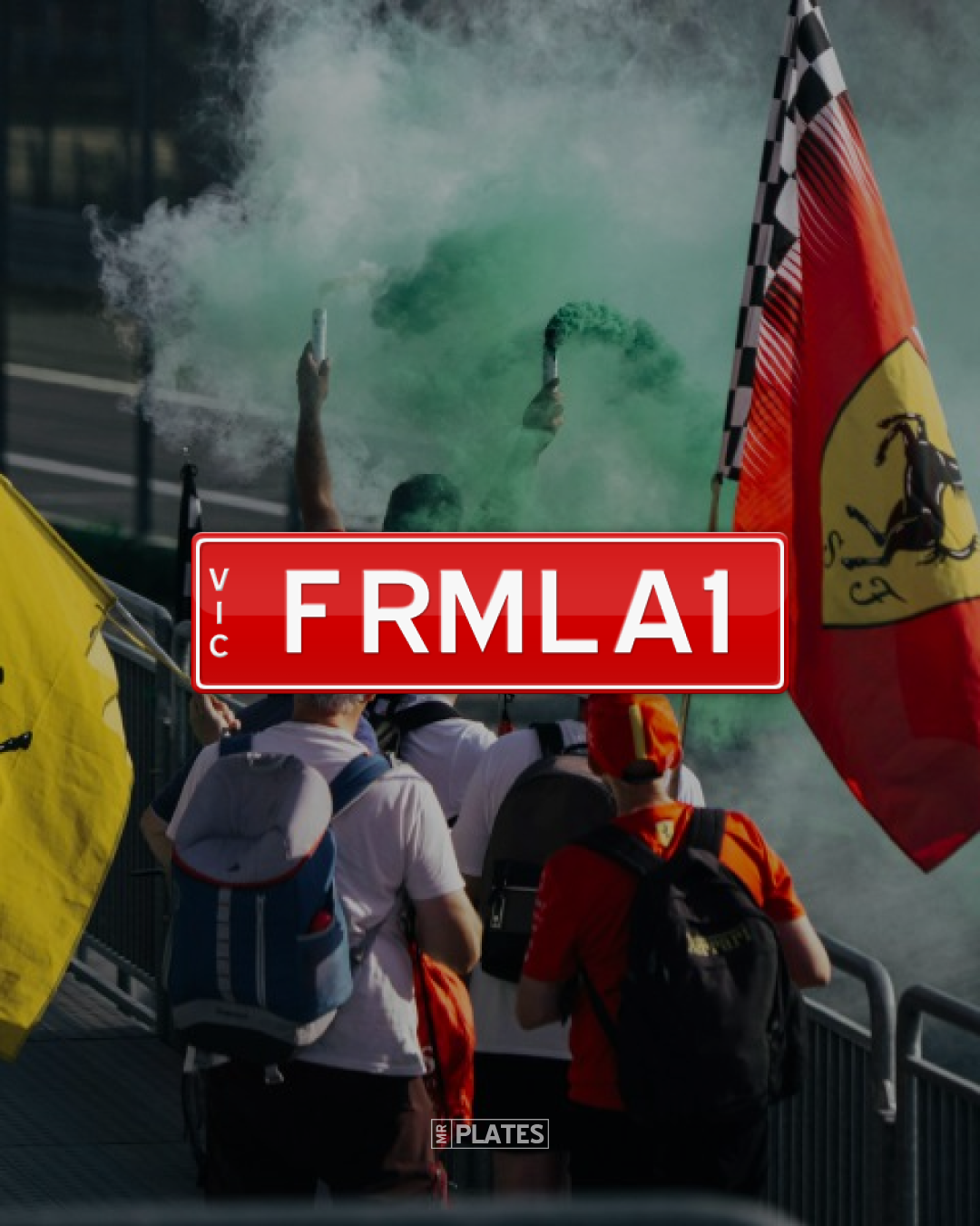 FRMLA1 (F1 - Formula One) Number Plates For Sale, VIC - MrPlates