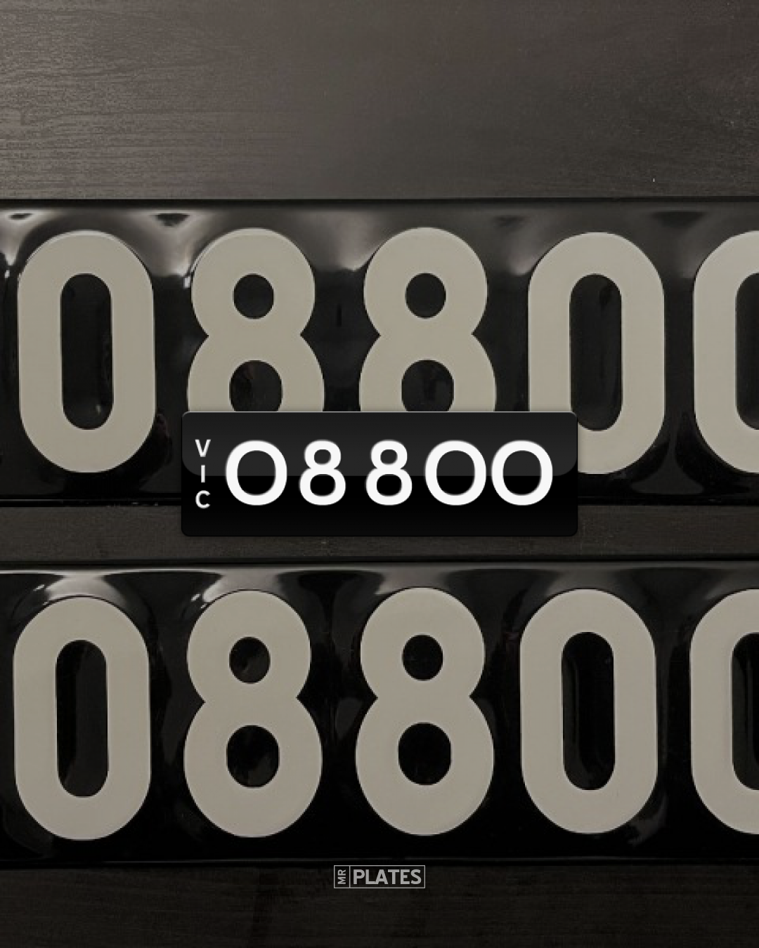 O88OO (PAIR OF 8'S) Number Plates For Sale, VIC - MrPlates