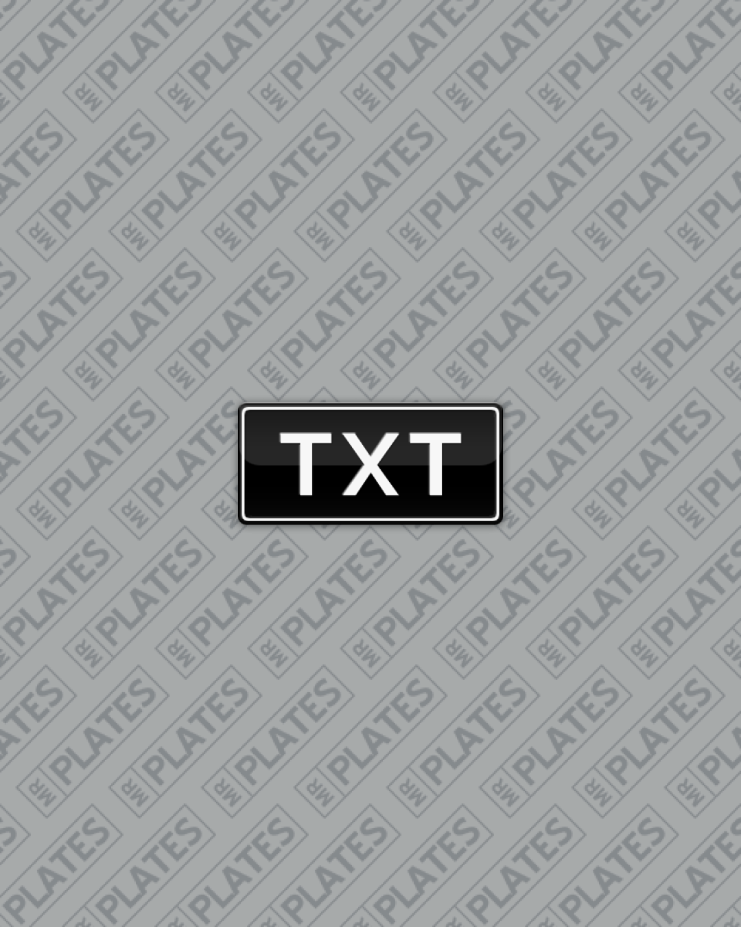 TXT (Text/SMS) Number Plates For Sale, VIC - MrPlates
