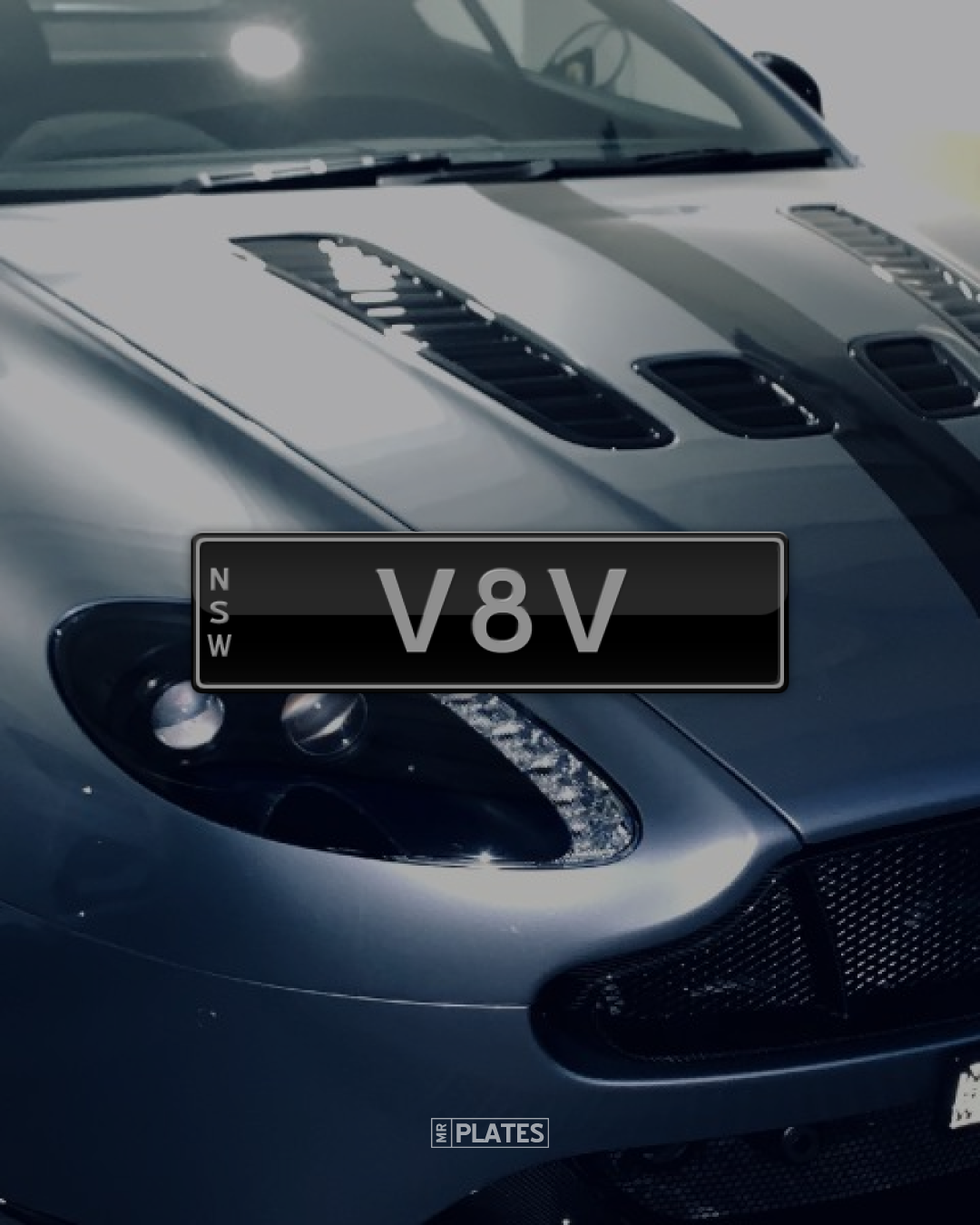 V8V (V8 Vantage (Aston Martin)) Number Plates For Sale, NSW - MrPlates