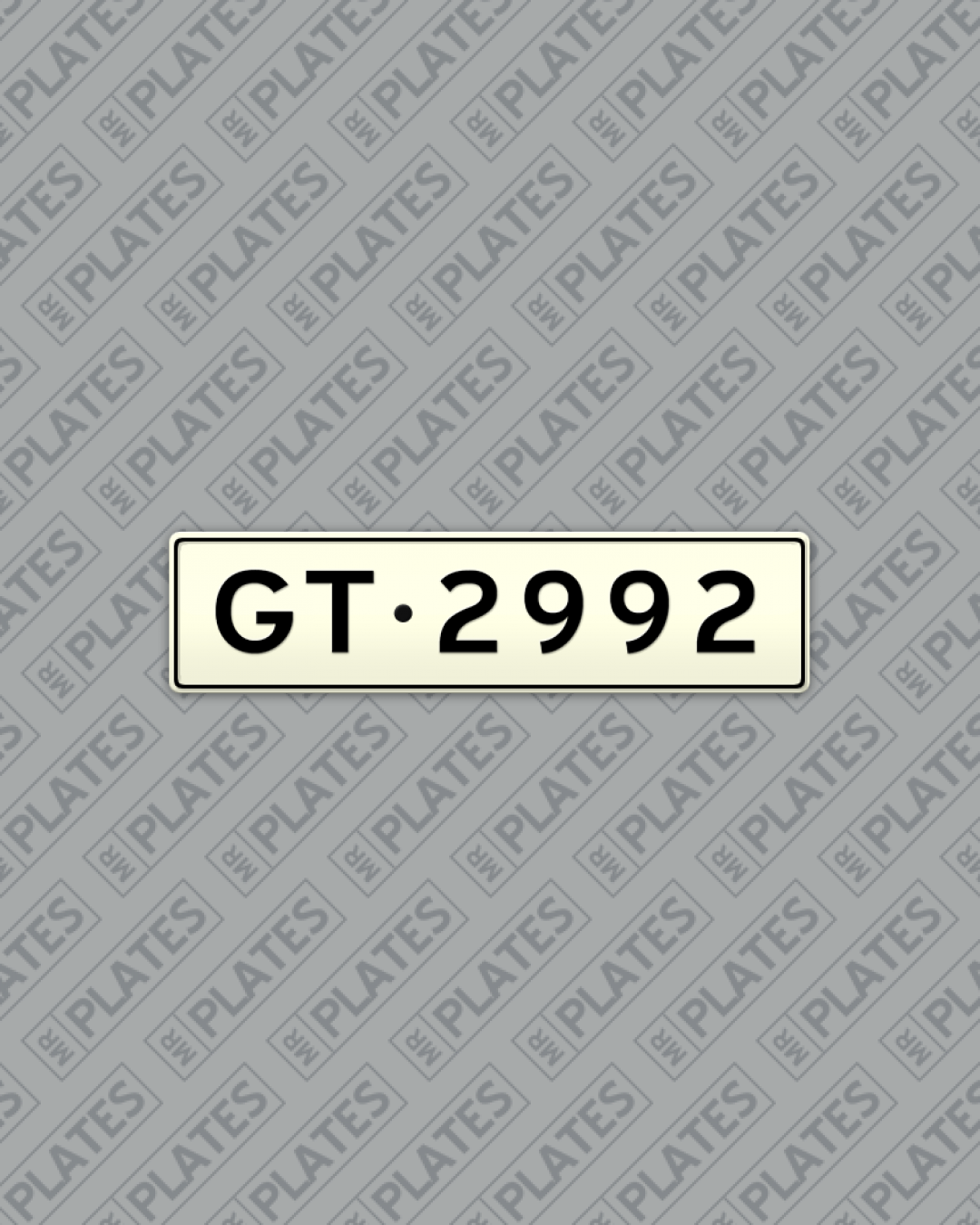 GT·2992 (Porsche GT2 992) Number Plates For Sale, NSW - MrPlates