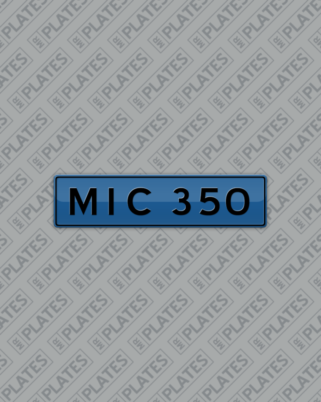 MIC 350 Number Plates For Sale, WA - MrPlates