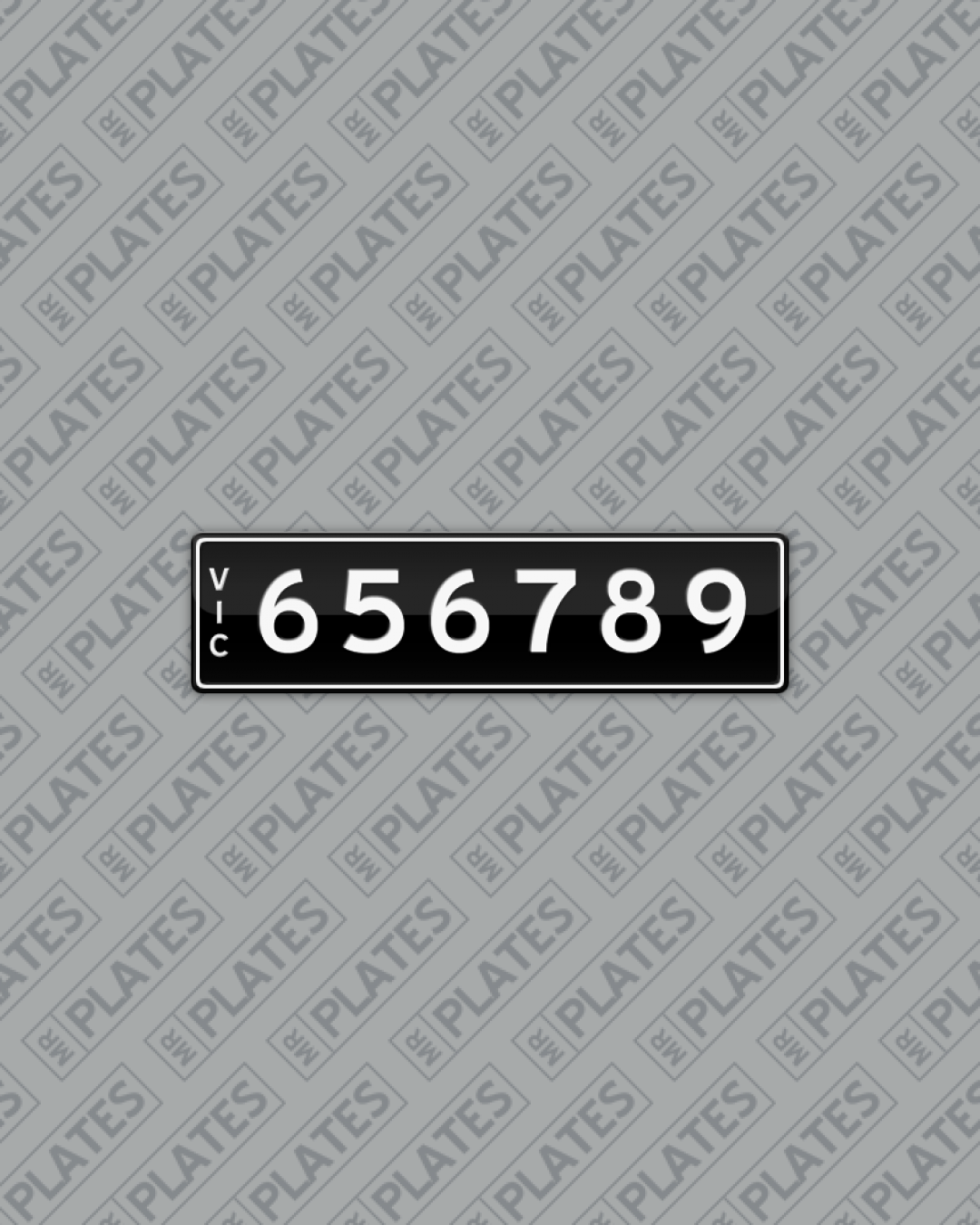 656789 Number Plates For Sale, VIC - MrPlates