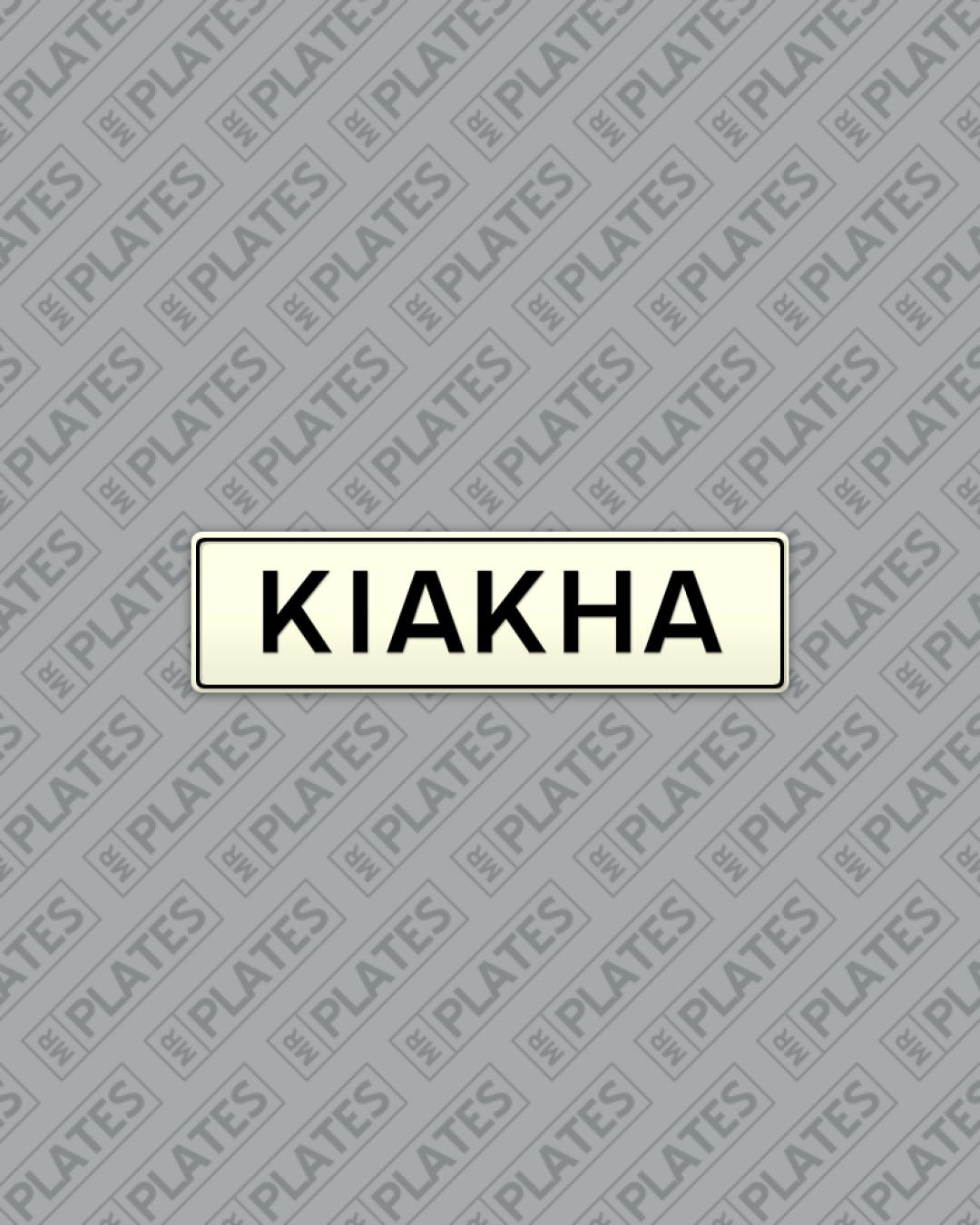 KIAKHA (Kia Kaha) Number Plates For Sale - MrPlates