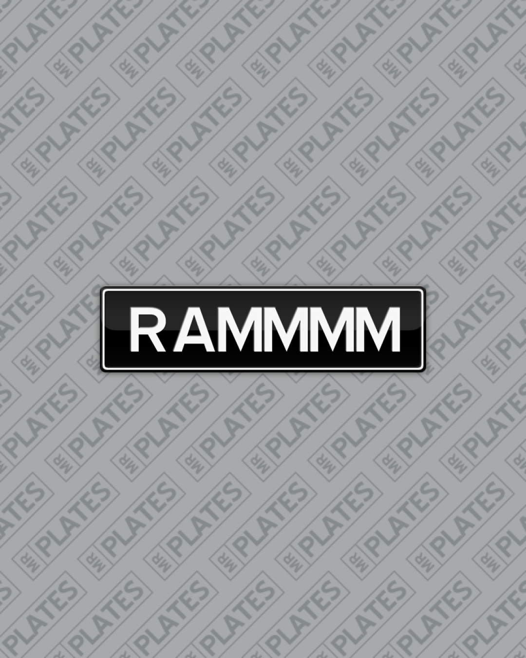RAMMMM (RAMMM) Number Plates For Sale, VIC - MrPlates
