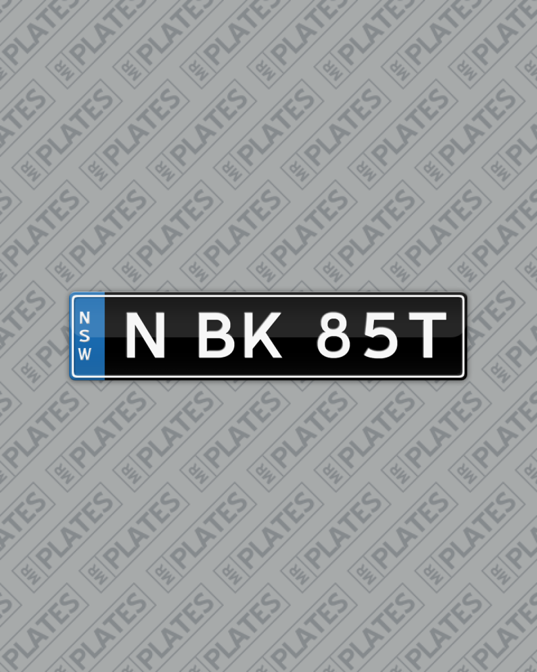 N BK 85T (Nbk85t) Number Plates For Sale, NSW - MrPlates