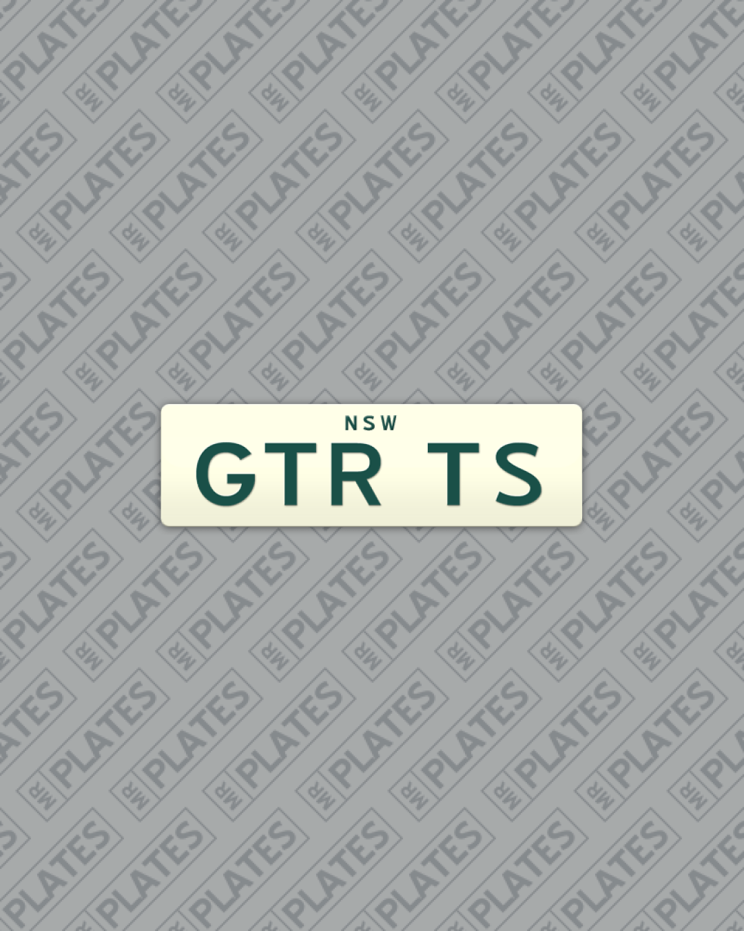 GTR TS (NISSAN GTR R35 T SPEC) Number Plates For Sale, NSW - MrPlates