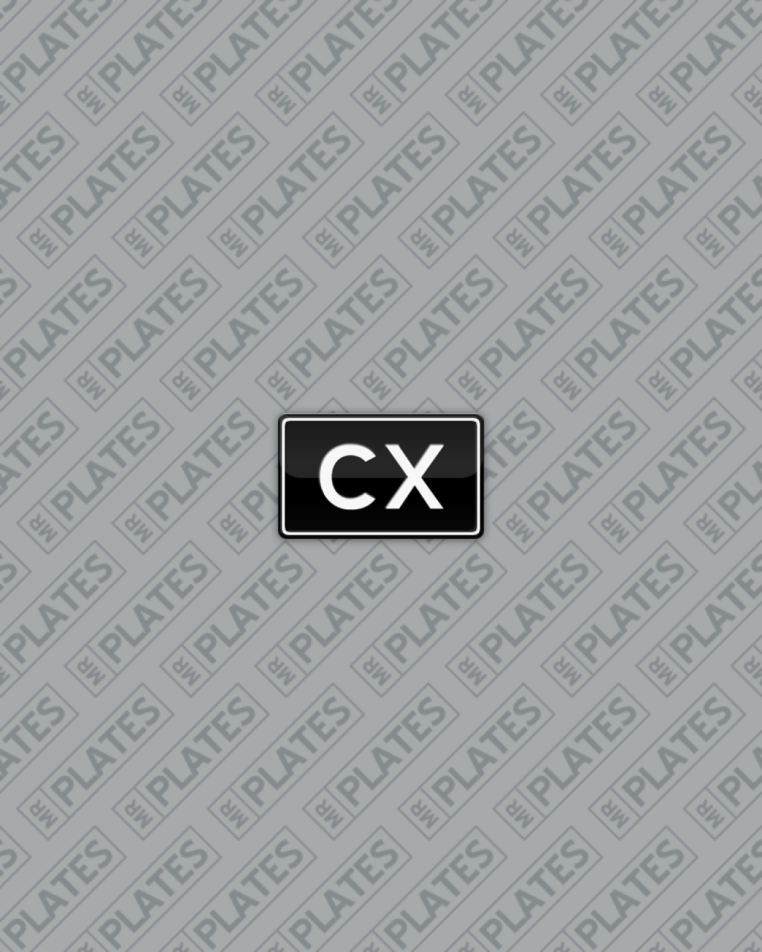 CX Number Plates For Sale, VIC - MrPlates