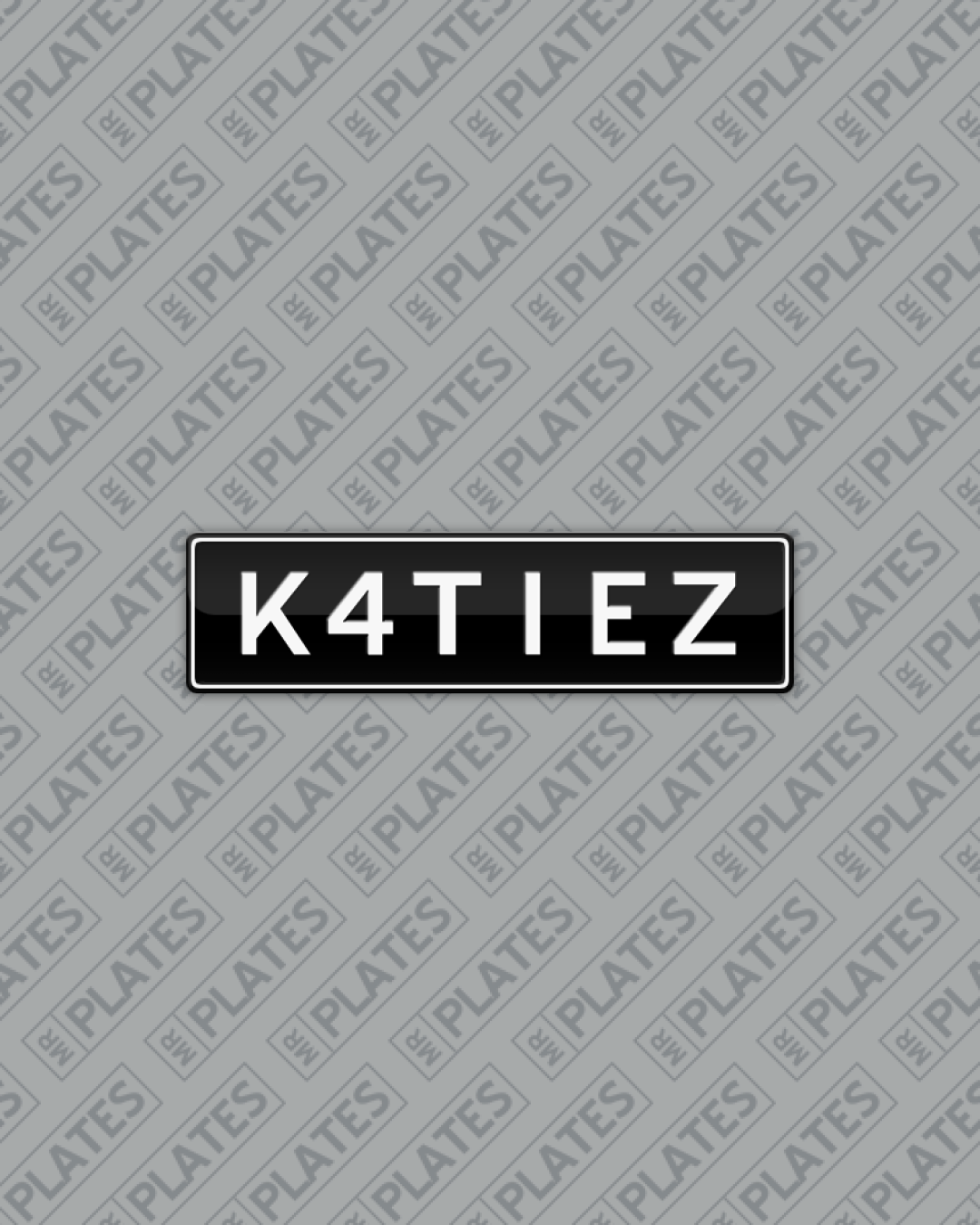 K4TIEZ (Katie) Number Plates For Sale, VIC - MrPlates