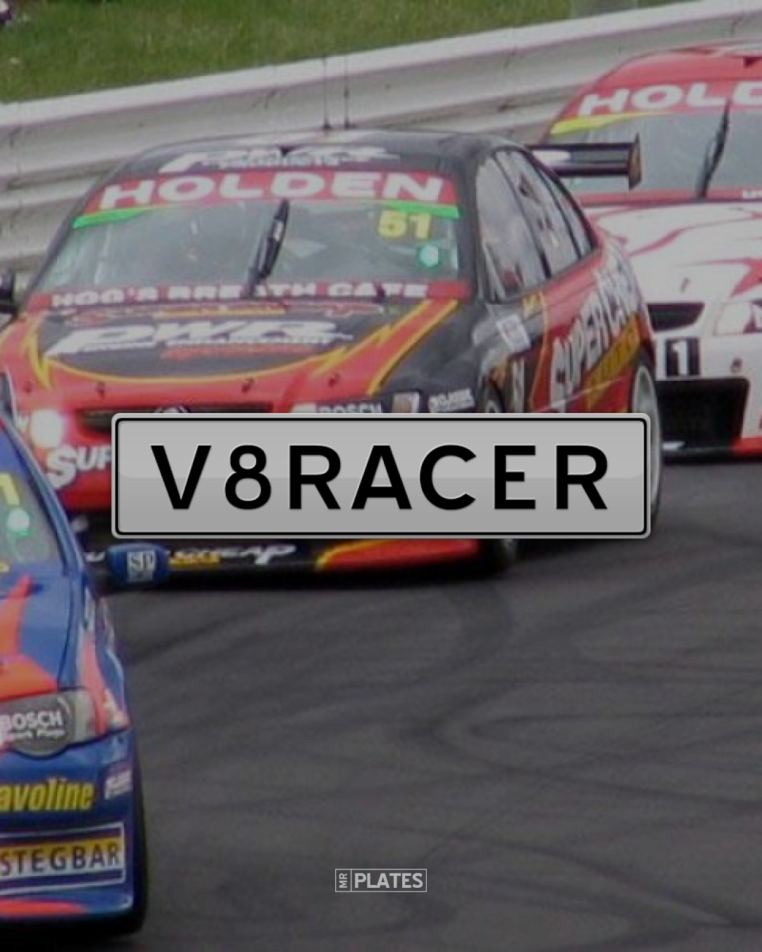 V8RACER (V8 RACER) Number Plates For Sale, QLD - MrPlates