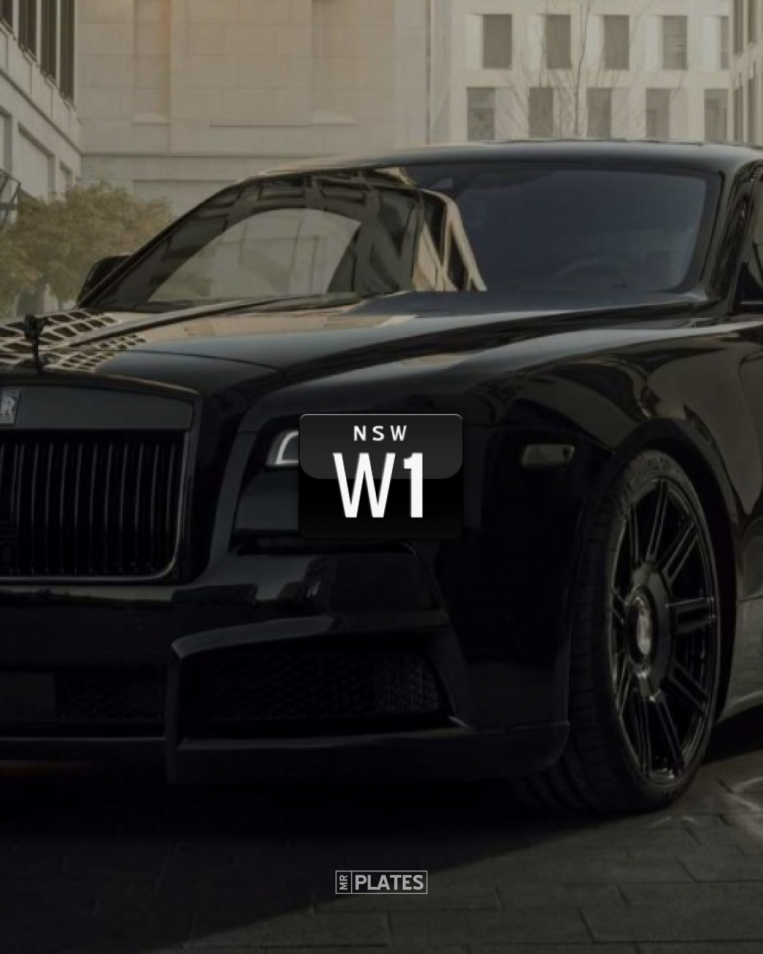 W1 (Rare To Find #1 RR Wraith) Number Plates For Sale, NSW - MrPlates