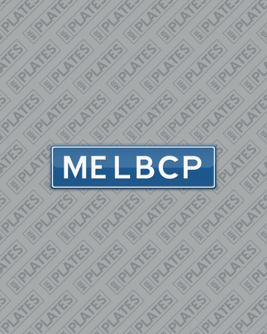 MELBCP (Melbourne CUP) Number Plates For Sale, VIC - MrPlates
