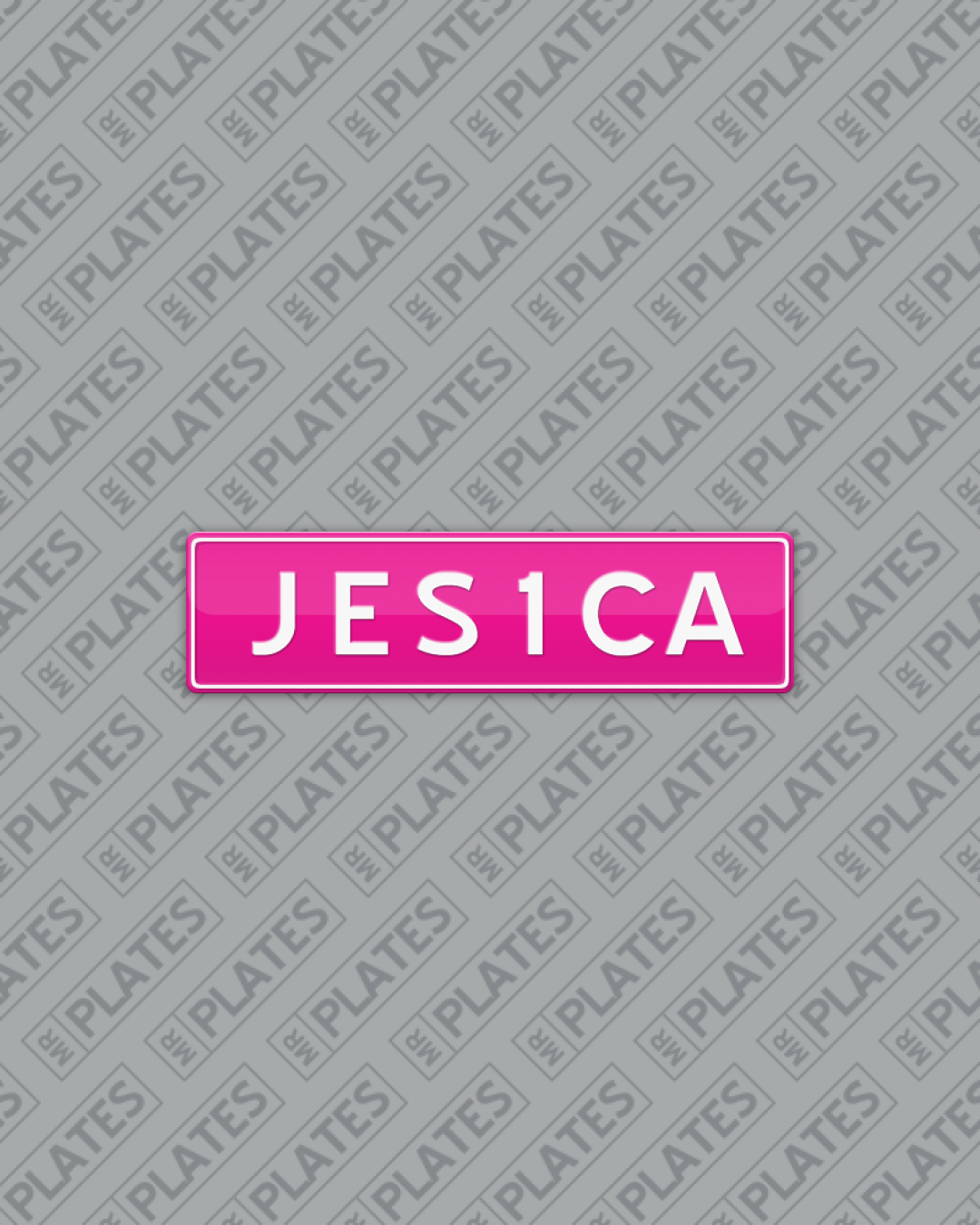 JES1CA (Jessica) Number Plates For Sale, VIC - MrPlates