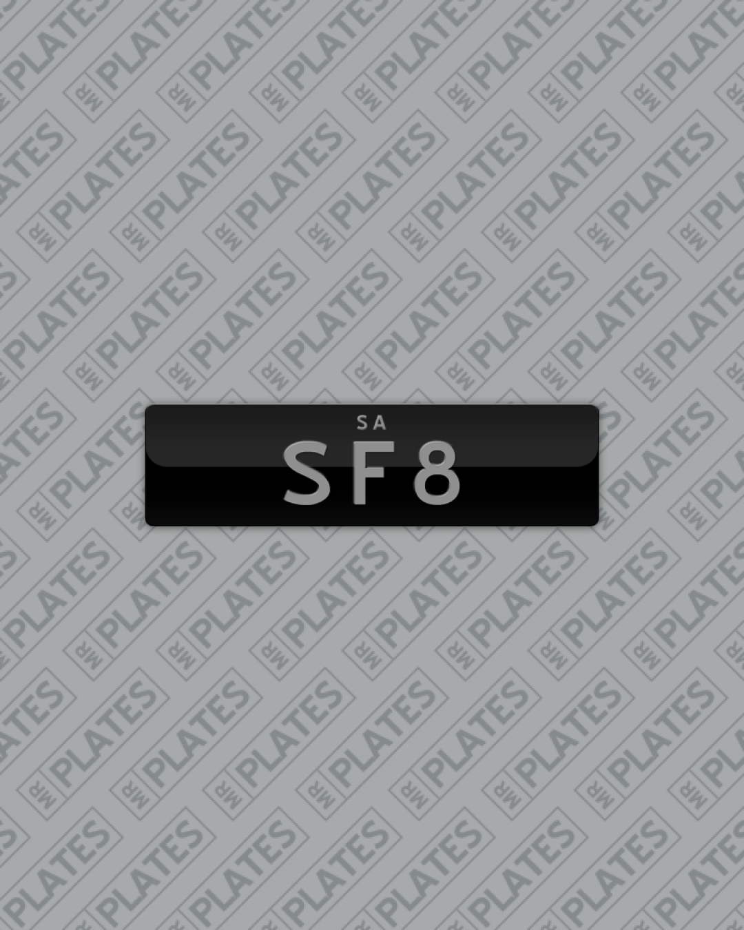SF8 (Scuderia Ferrari 8 Cylinder (V8)) Number Plates For Sale, SA ...