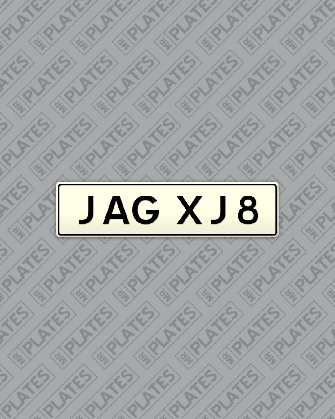 JAG XJ8 (Jaguar JAG XJ8 Suit) Number Plates For Sale, WA - MrPlates