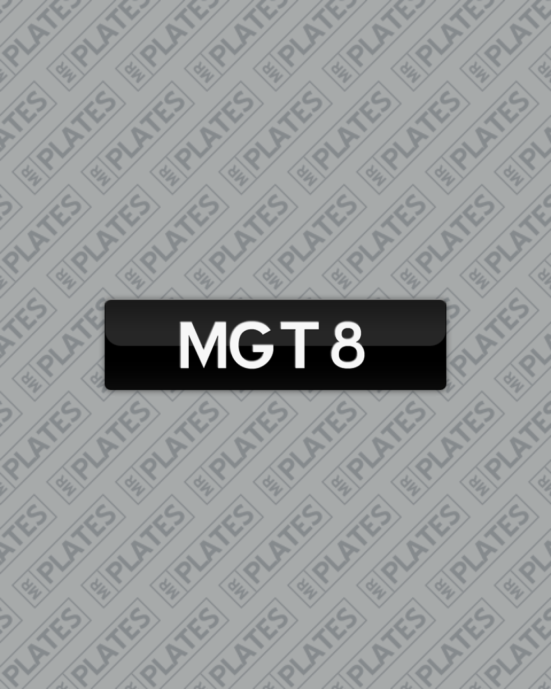 MGT8 (Maserati Granturismo) Number Plates For Sale, NSW - MrPlates