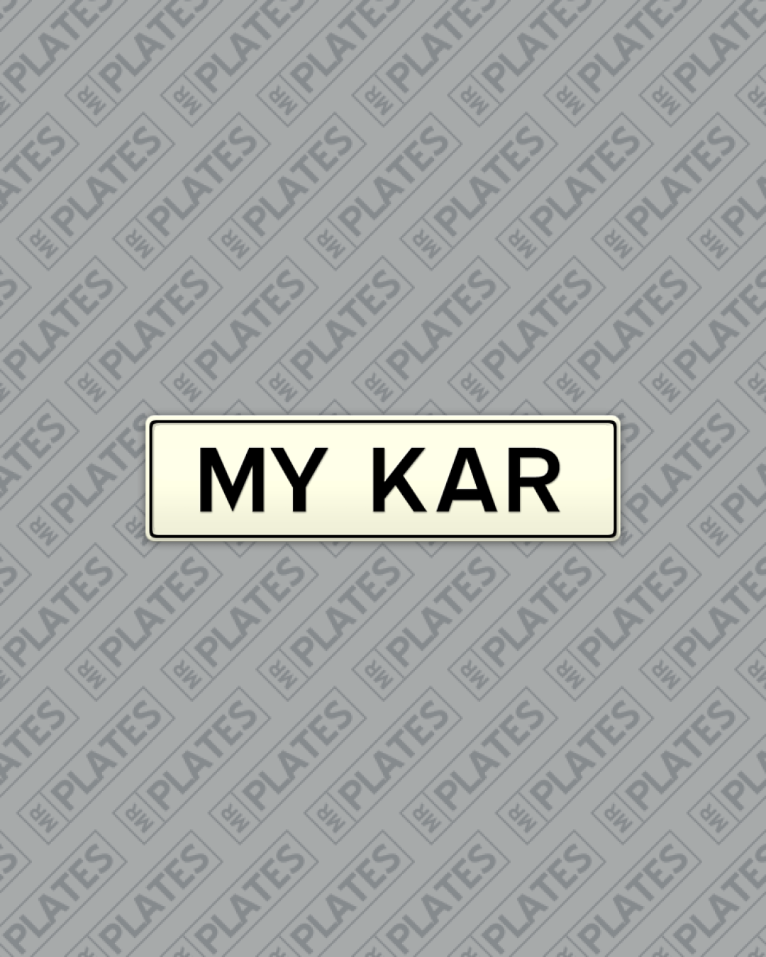 MY KAR Number Plates For Sale - MrPlates