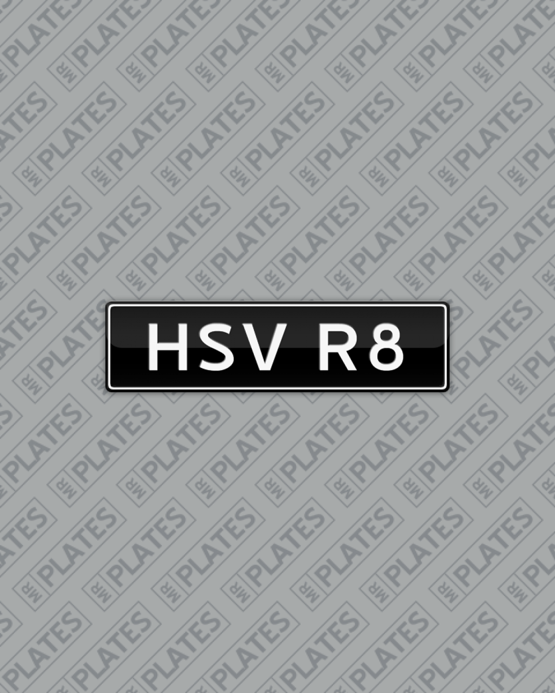 HSV R8 Number Plates For Sale, ACT - MrPlates
