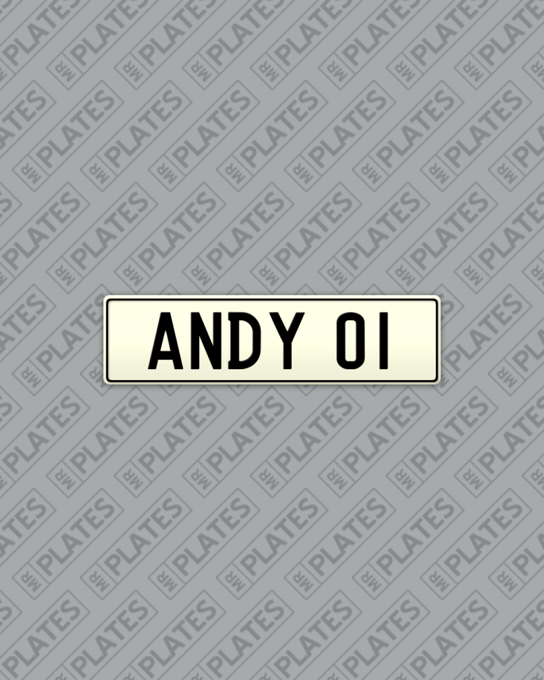 ANDY 01 Number Plates For Sale, QLD - MrPlates