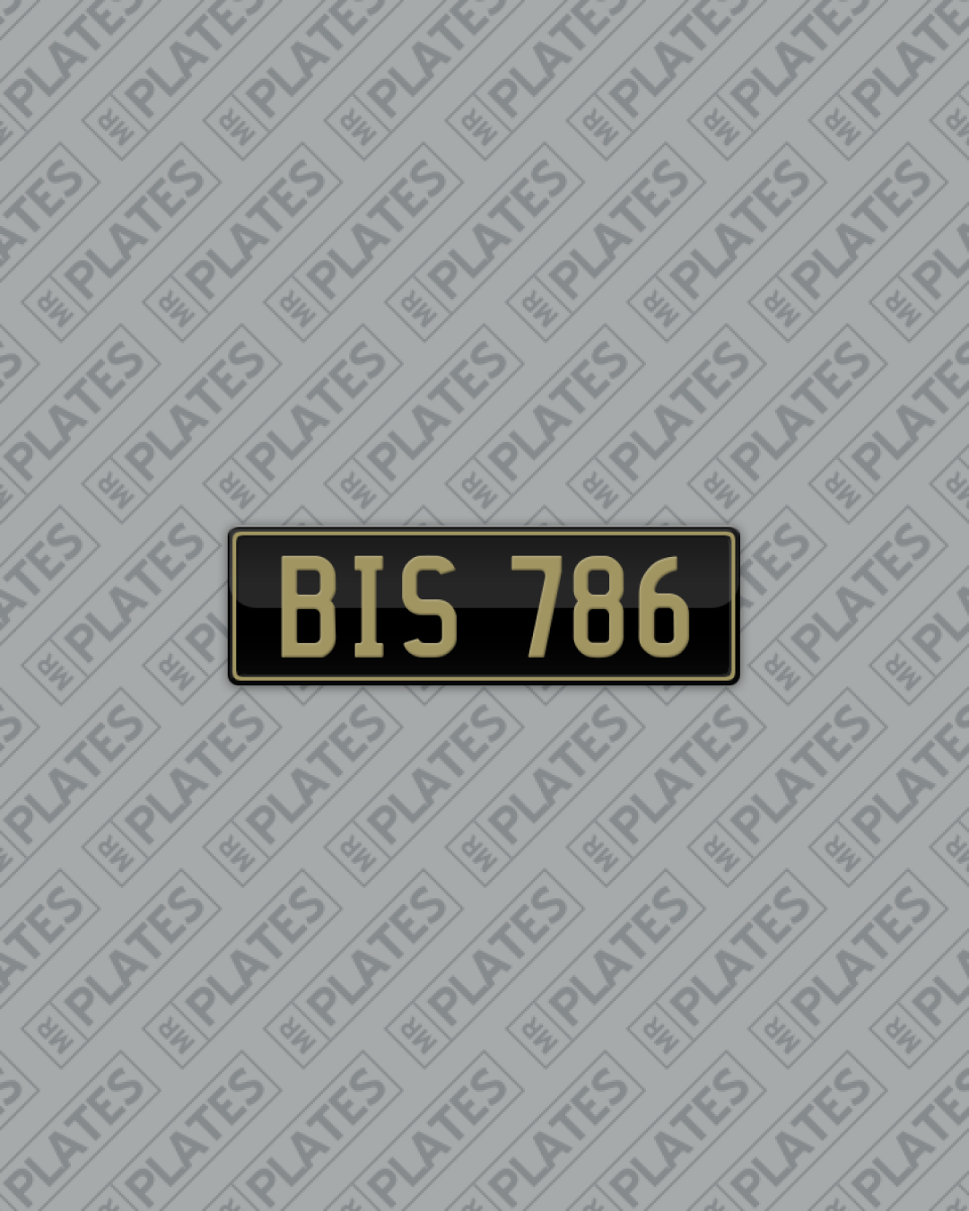 BIS 786 Number Plates For Sale, QLD - MrPlates