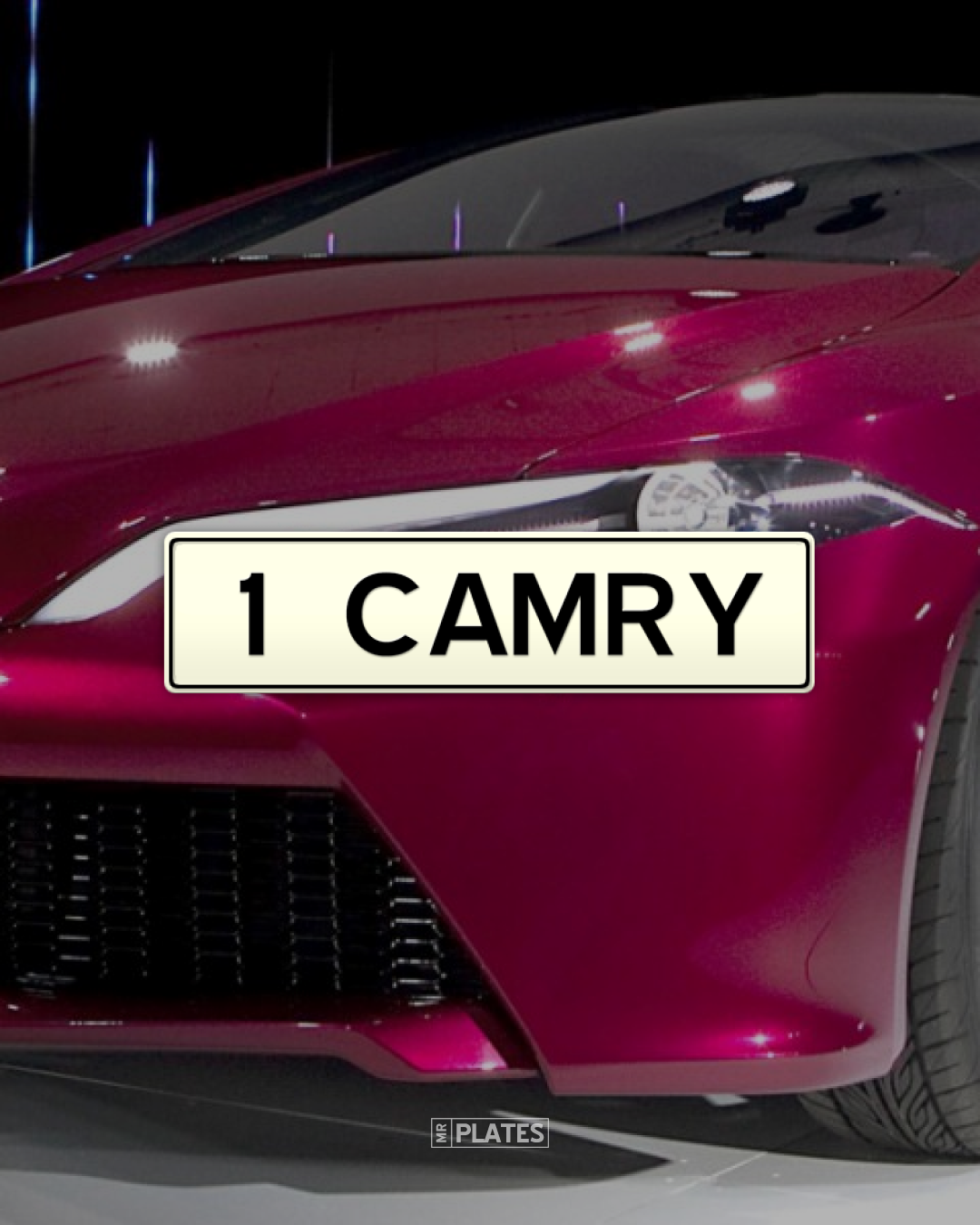 1 CAMRY (No 1 Camry) Number Plates For Sale - MrPlates