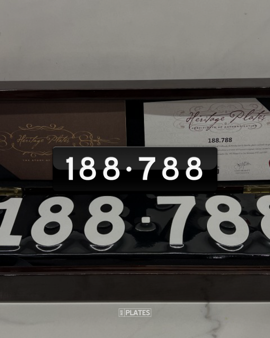 188·788 (VIC 188-788) Number Plates For Sale, VIC - MrPlates