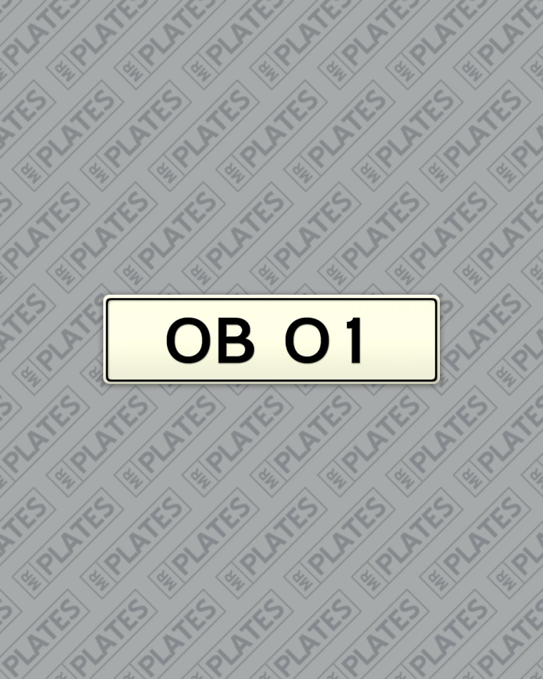 OB O1 (Ob1(ob wan kenobi)) Number Plates For Sale - MrPlates