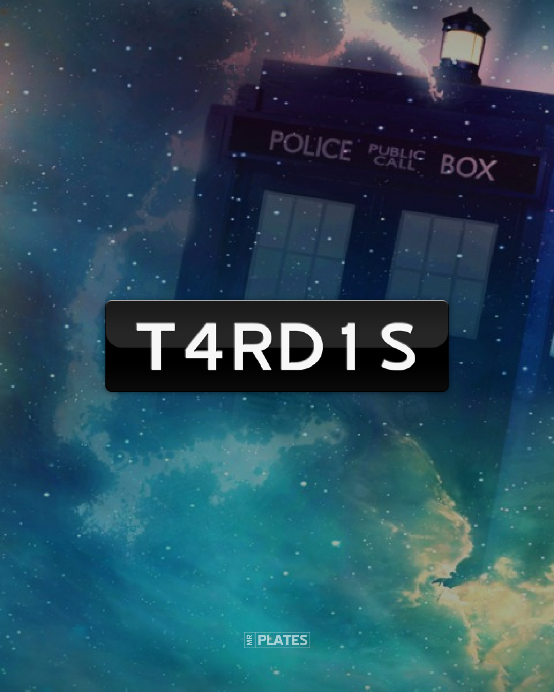 T4RD1S (TARDIS Dr Who) Number Plates For Sale, QLD - MrPlates