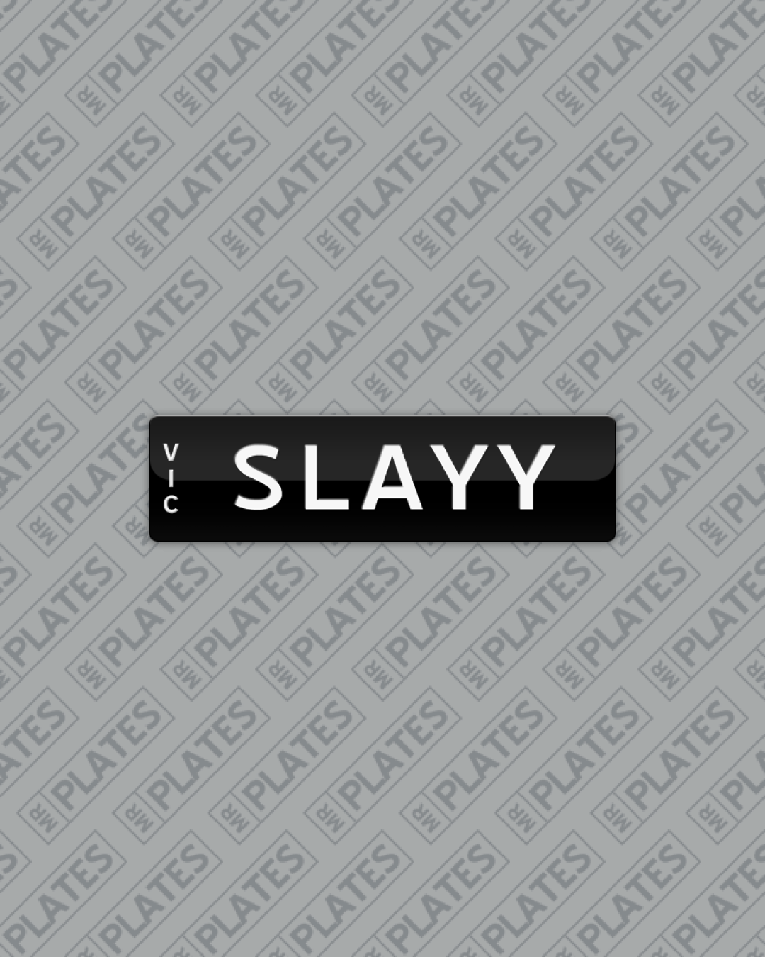 SLAYY (Amazing-cool-great Deluxe Plate UNUSED) Number Plates For Sale ...