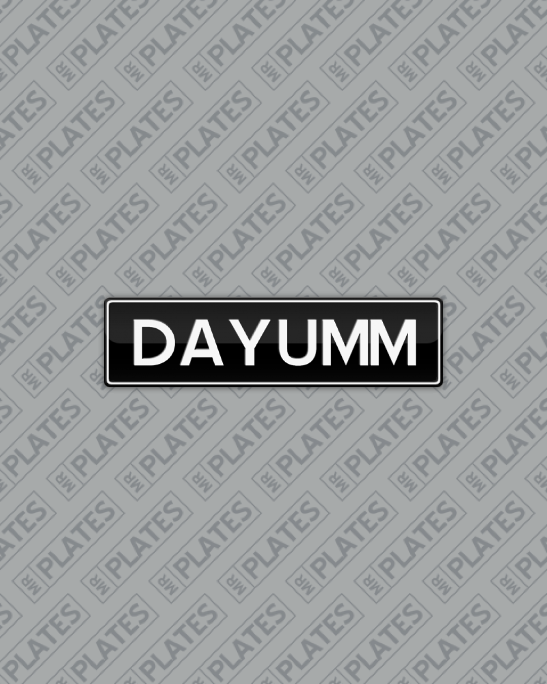 DAYUMM Number Plates For Sale, VIC - MrPlates