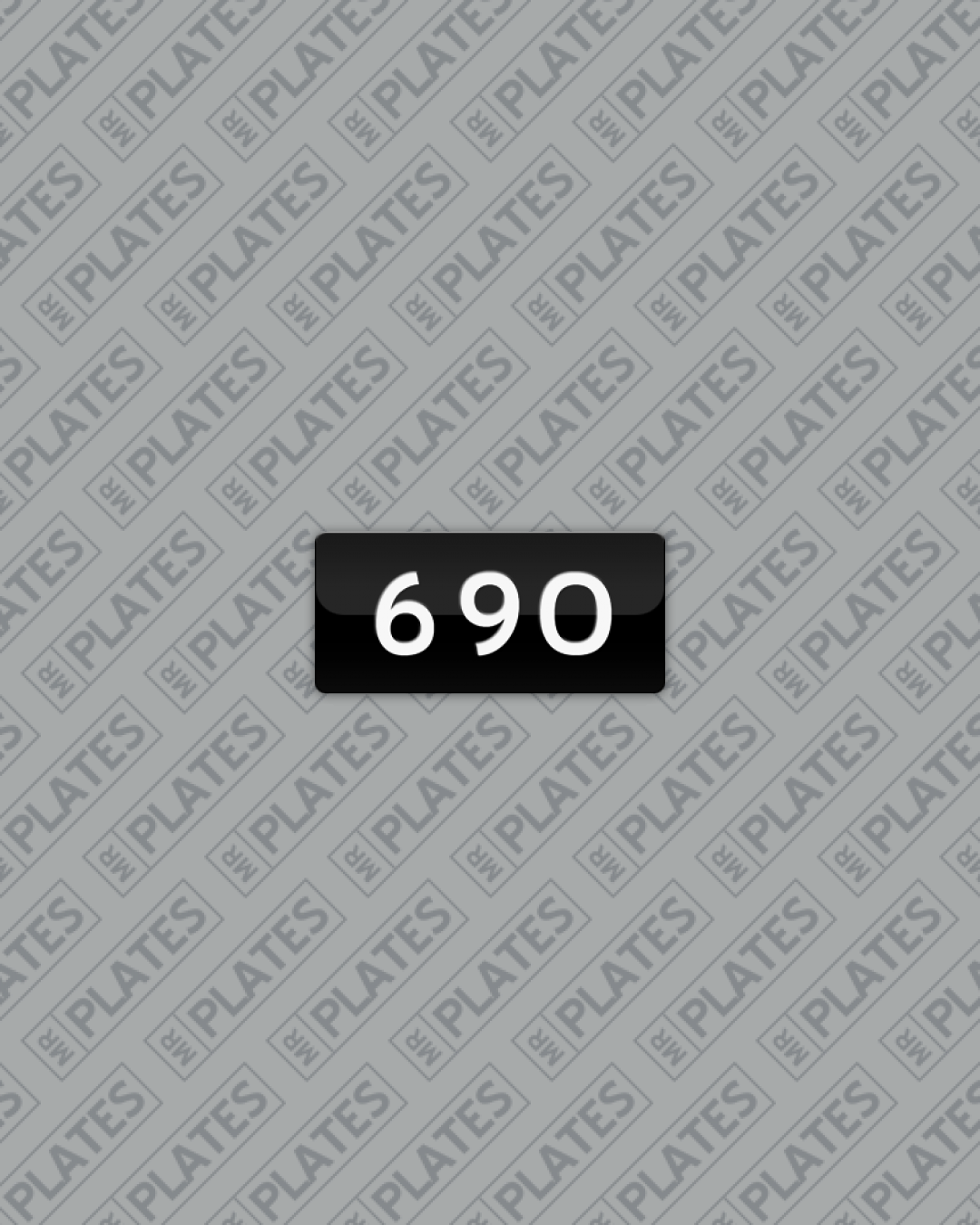 690 Number Plates For Sale, NSW - MrPlates