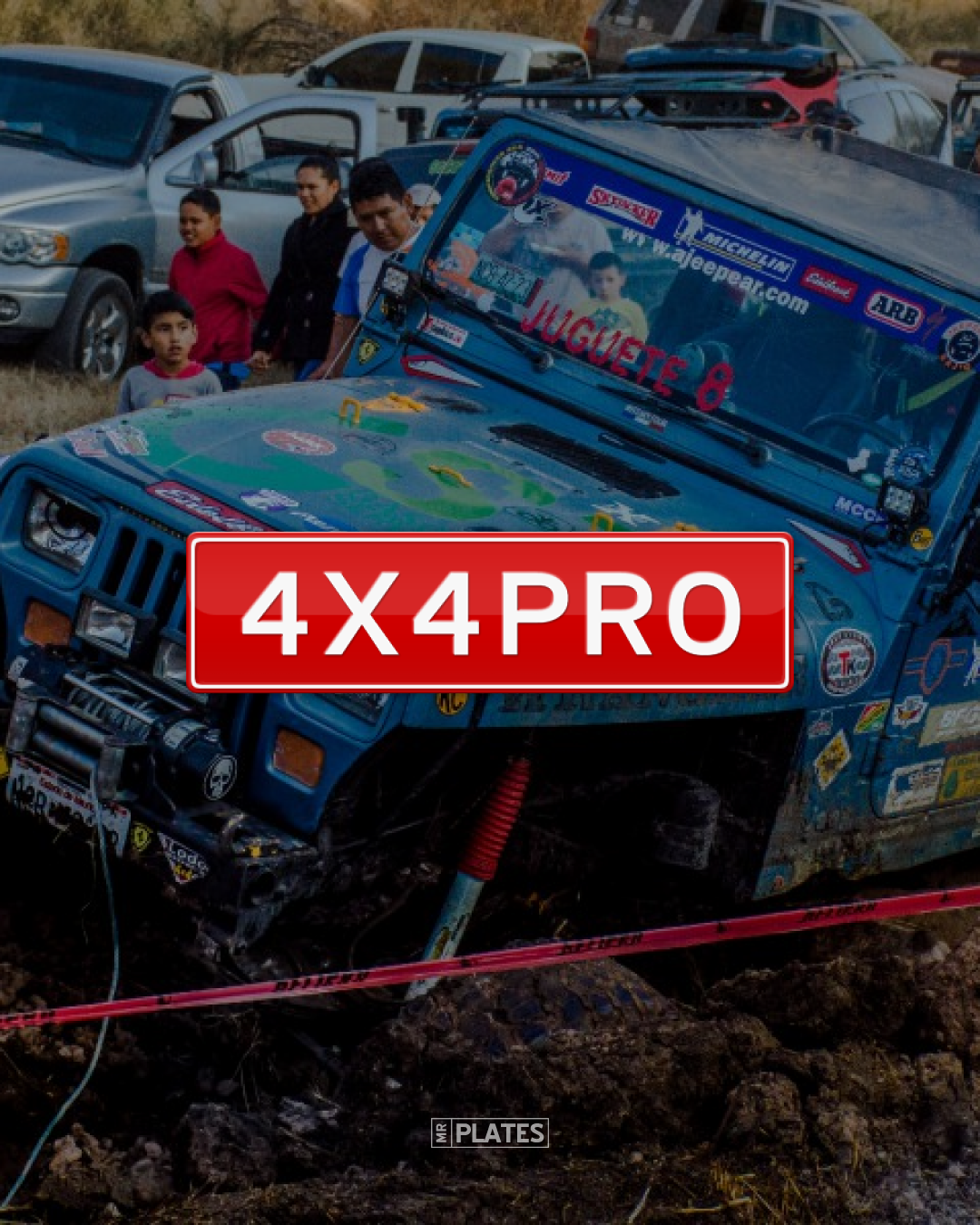 4X4PR0 (4x4 Professional) Number Plates For Sale, QLD - MrPlates
