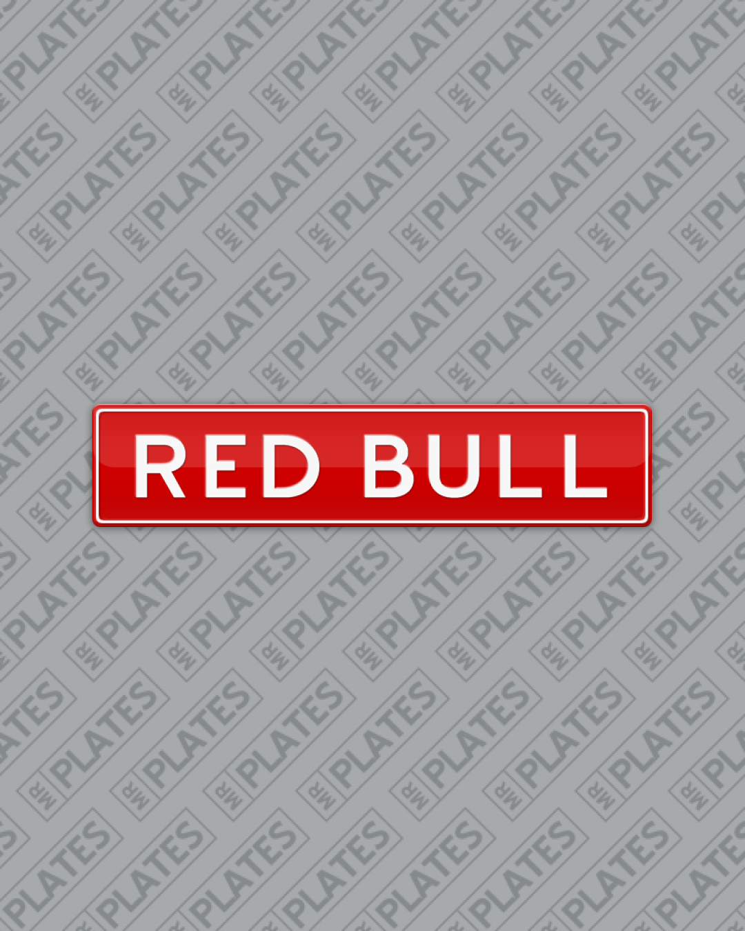 RED BULL Number Plates For Sale, QLD - MrPlates