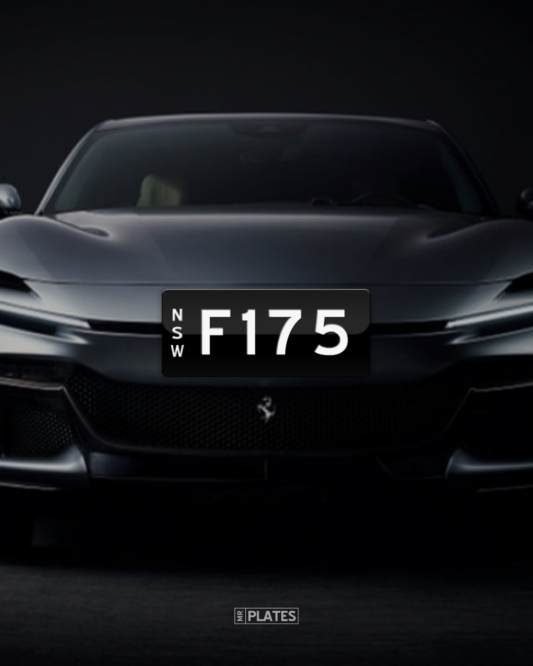 F175 (Ferrari Purosangue (F175)) Number Plates For Sale, NSW - MrPlates