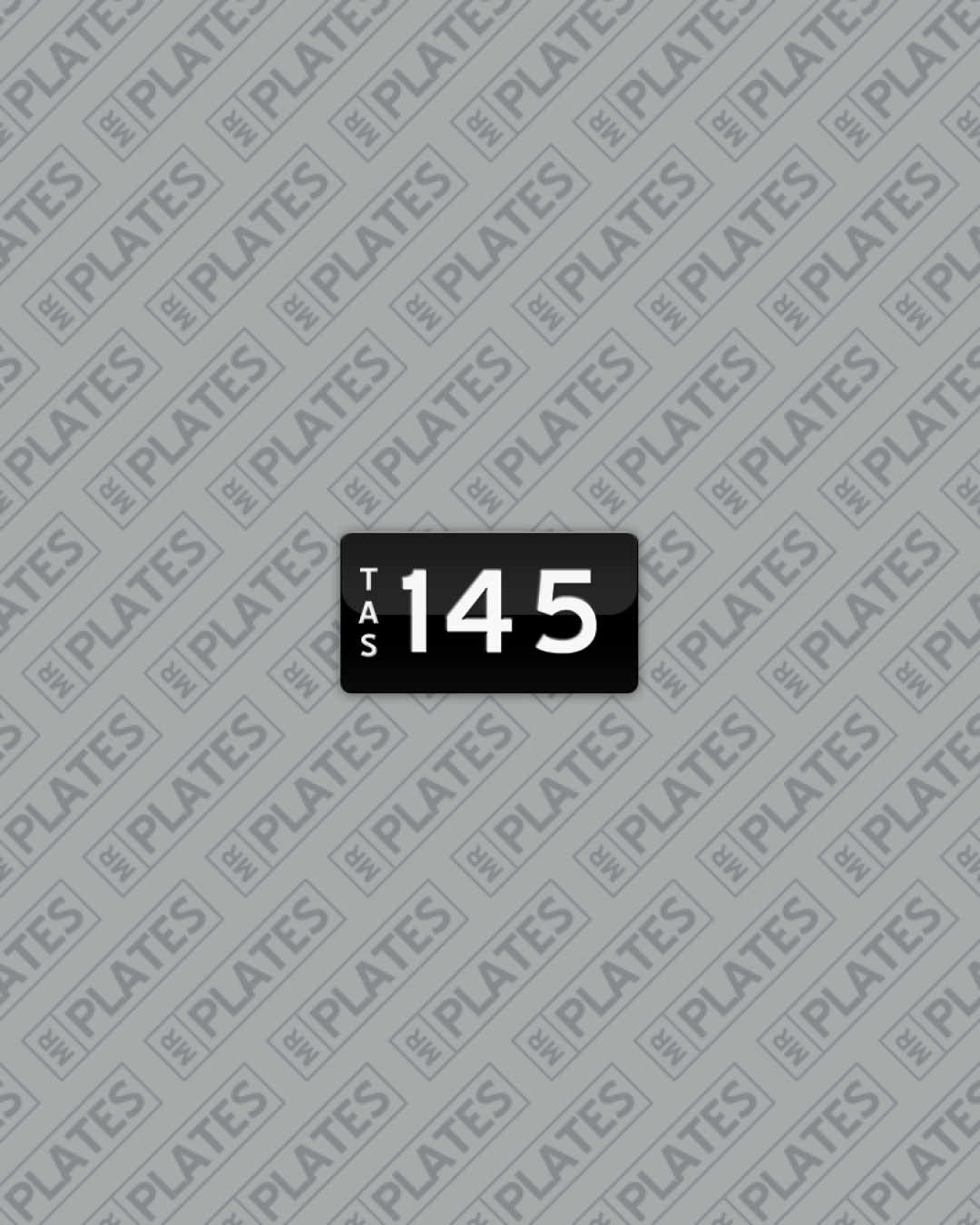 145 Number Plates For Sale, TAS - MrPlates