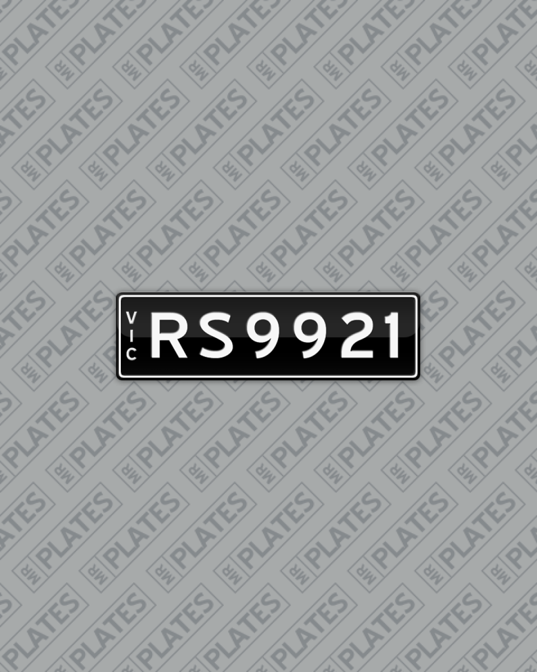 RS9921 (Porsche 911 GT3 RS 992.1) Number Plates For Sale, VIC - MrPlates